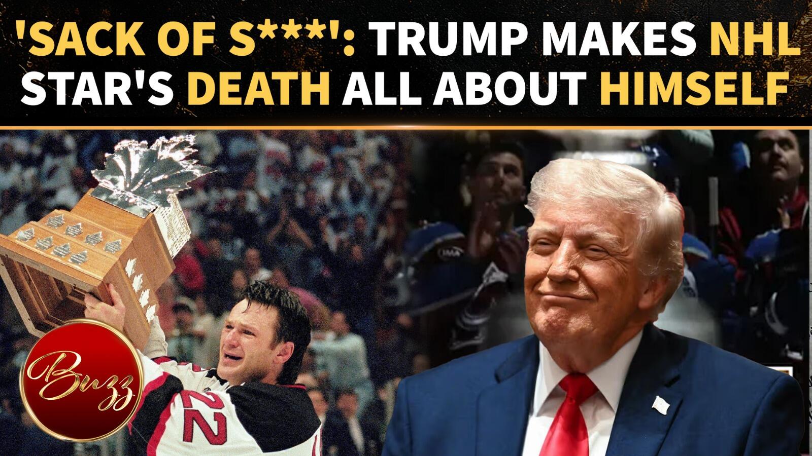 Hockey fans blast Trump after politicising NHL legend Claude Lemieux's ...
