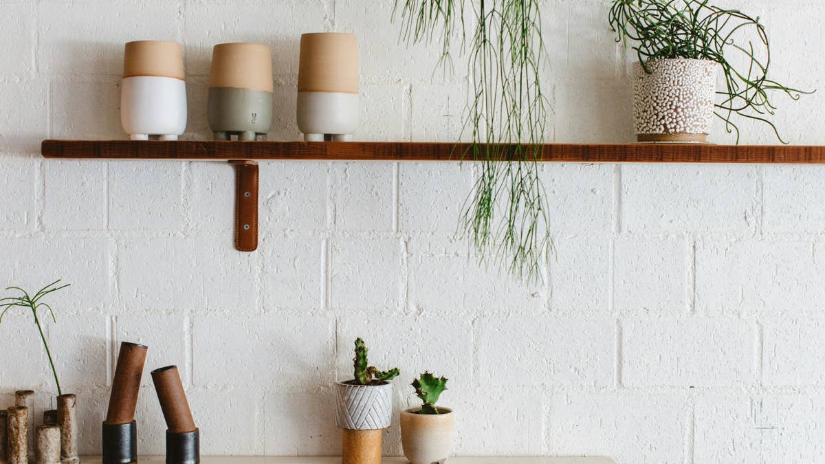DIYer shares an easy way to build custom floating shelves