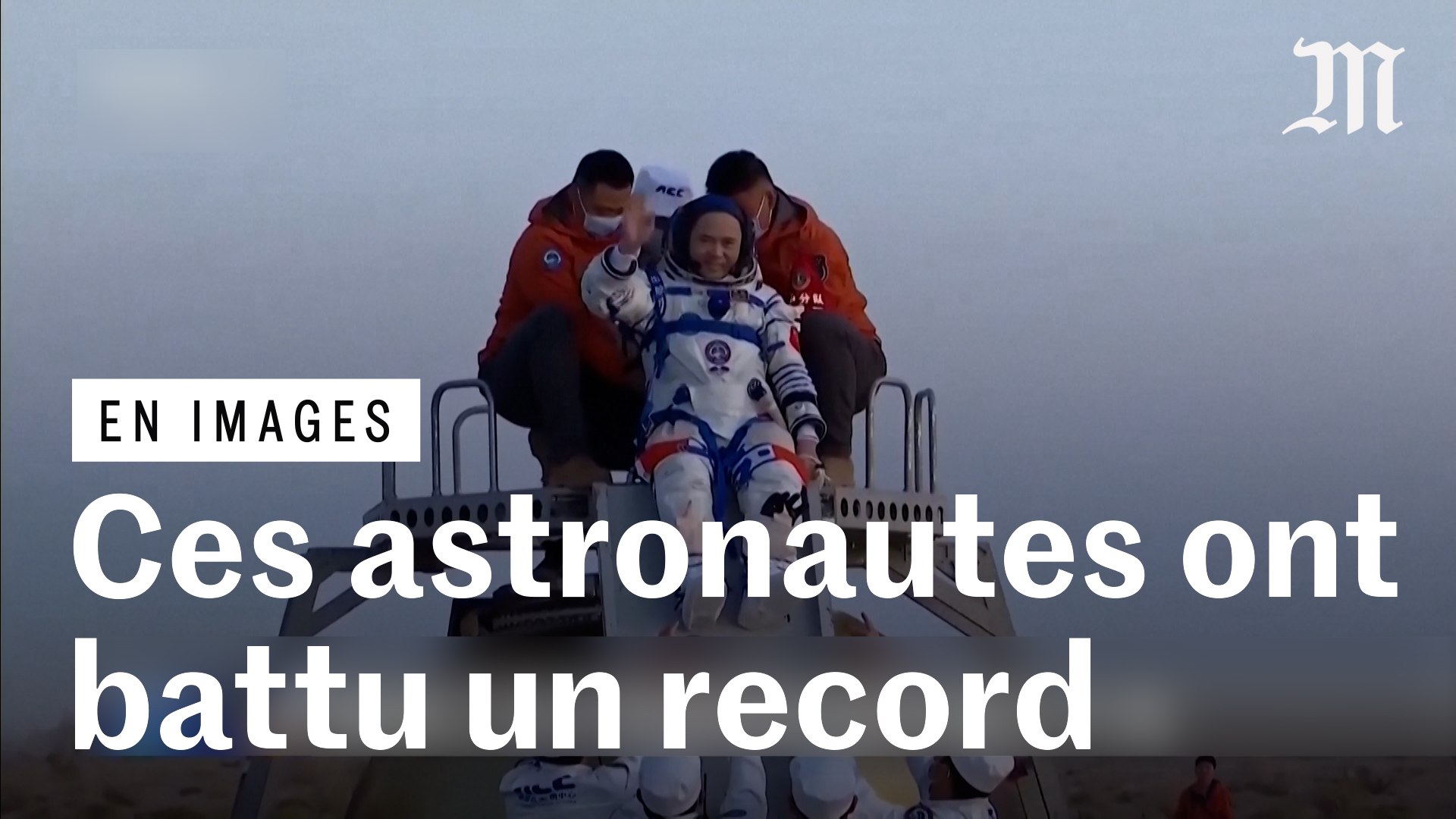 En images, l’équipage de la mission chinoise Shenzhou-21 de retour sur ...