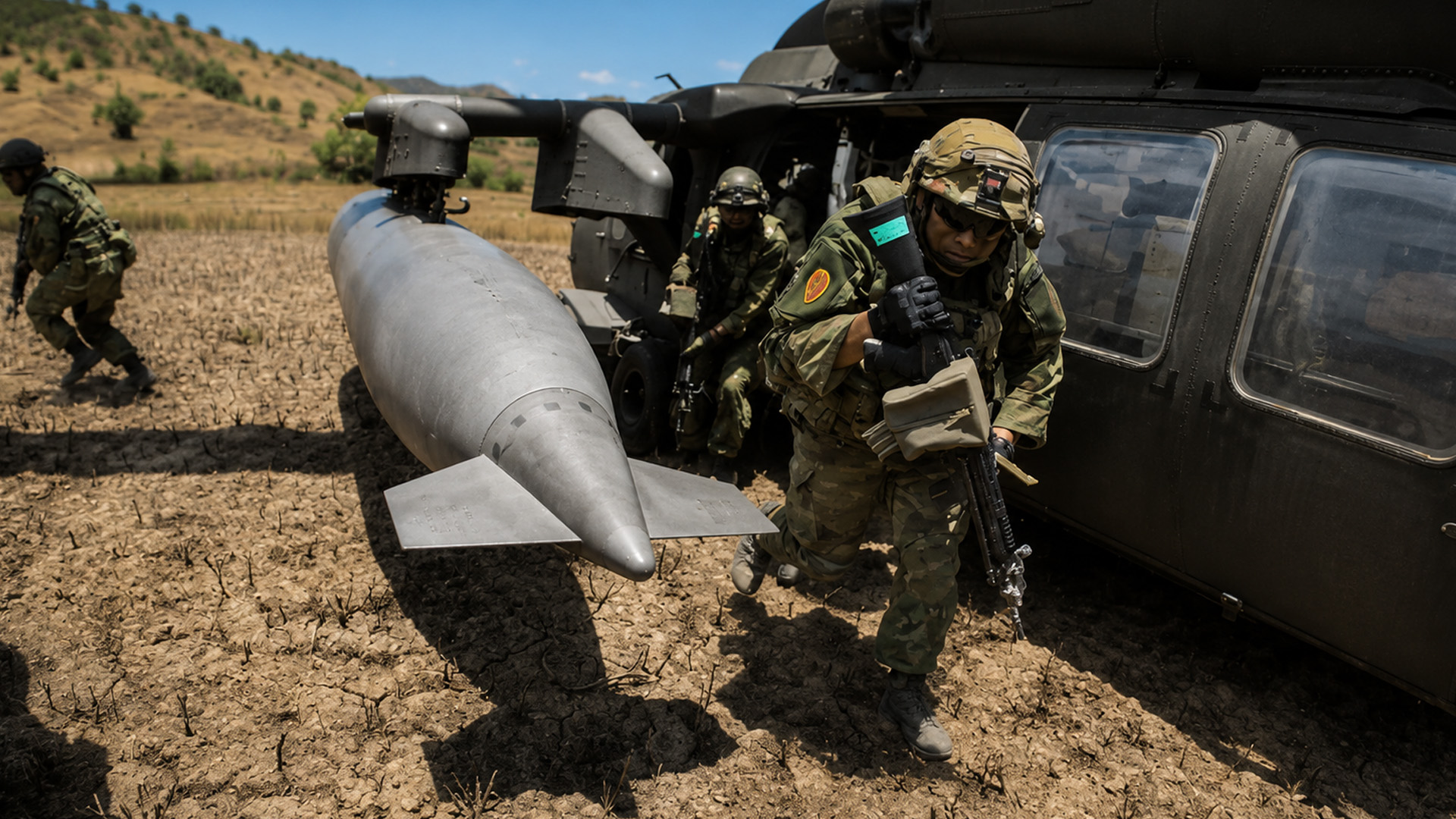 International troops train for air assault missions