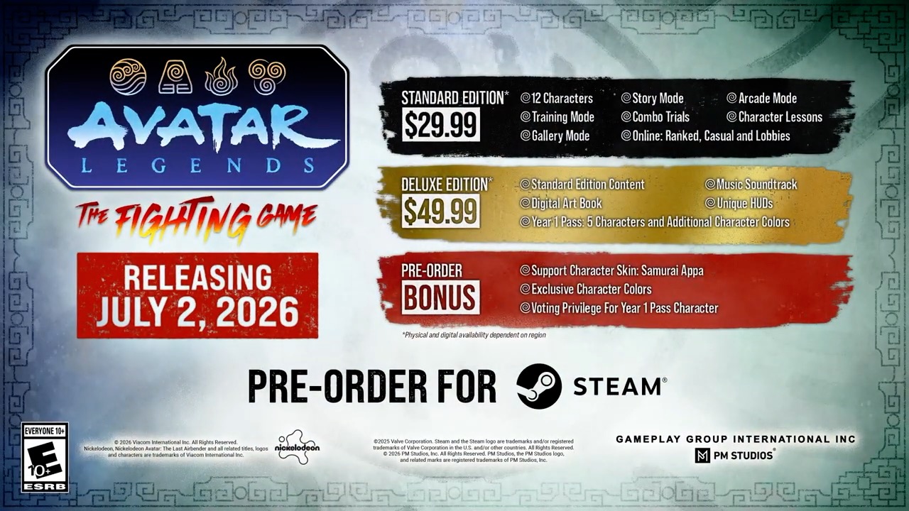Avatar Legends the Fighting Game official Sokka character reveal trailer