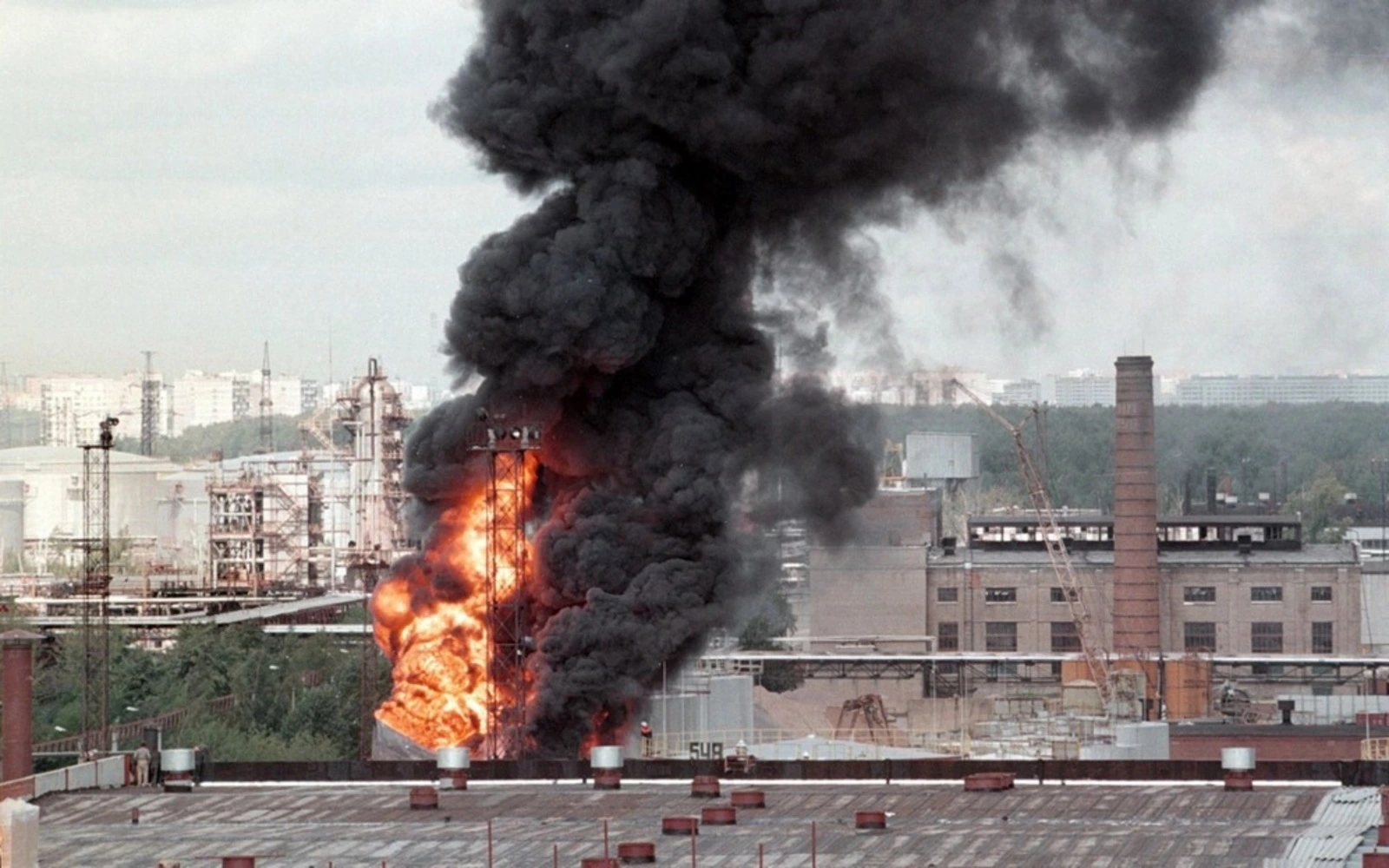 Ukraine hits oil tanker and depot in southern Russia