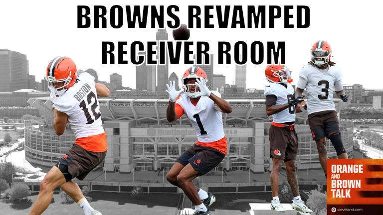 A new-look Browns receiver room, tempering expectations for the offense ...