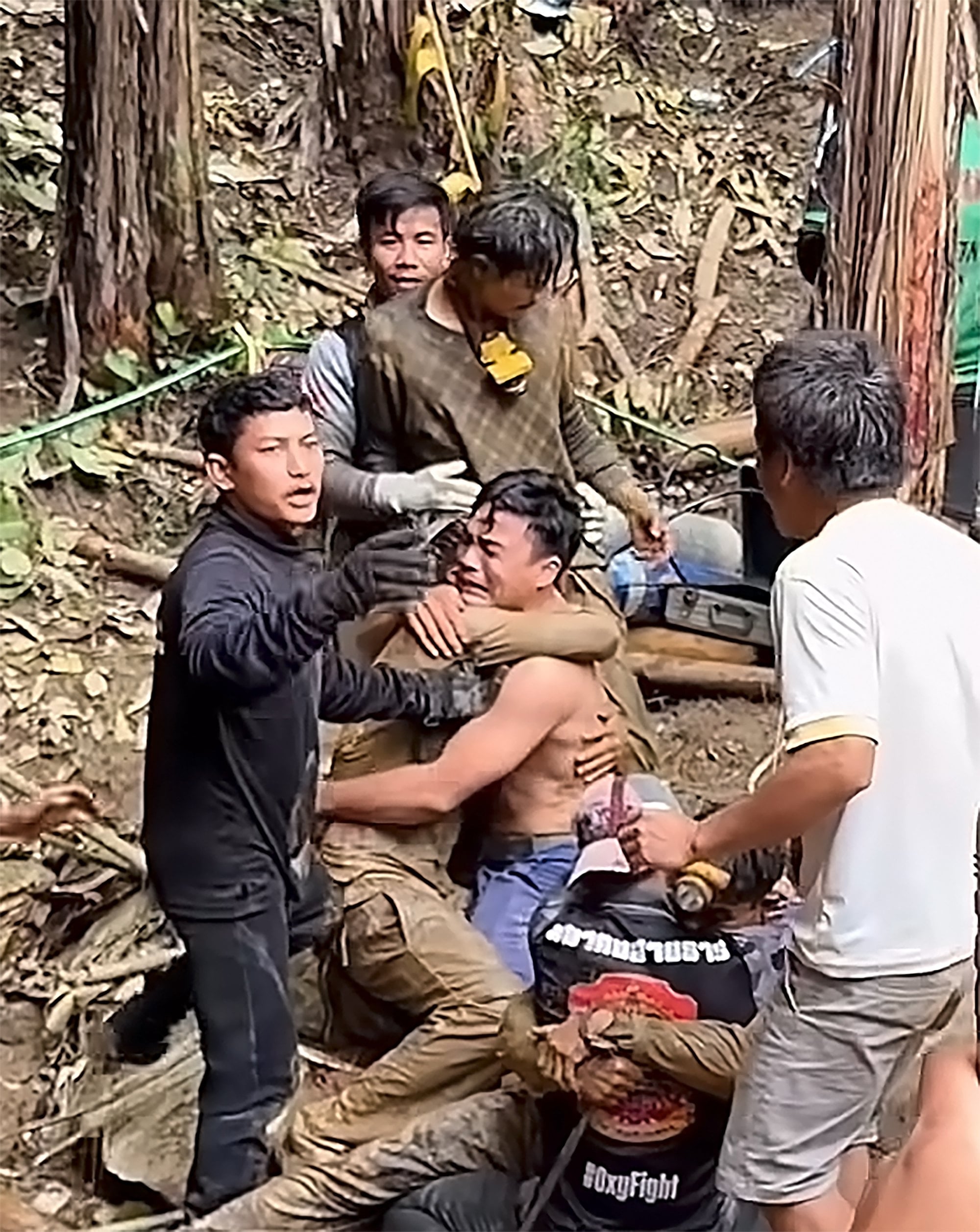 5 villagers trapped in flooded Laos cave freed after 10-day ordeal