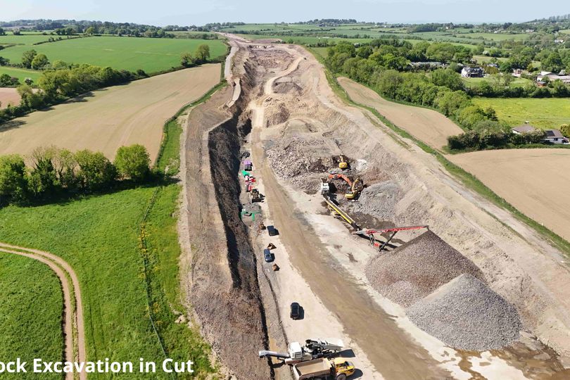Watch: Video shows huge works on M28 as new bridge and roundabouts take ...