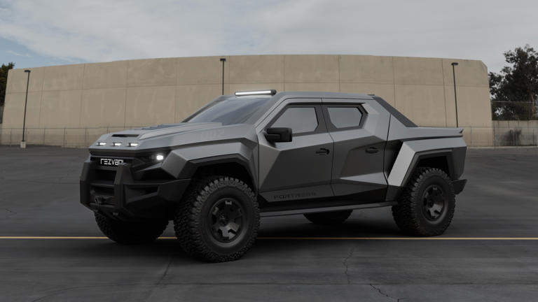 This 'tactical luxury truck' is a Ford Raptor with a smoke-screen system