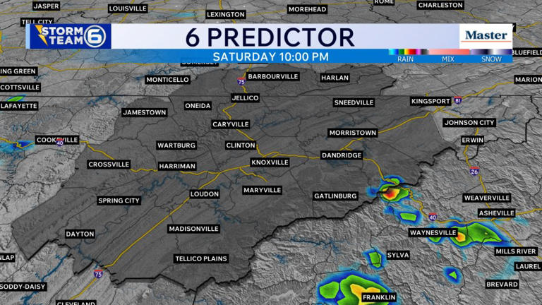 Scattered flooding Saturday morning across East TN