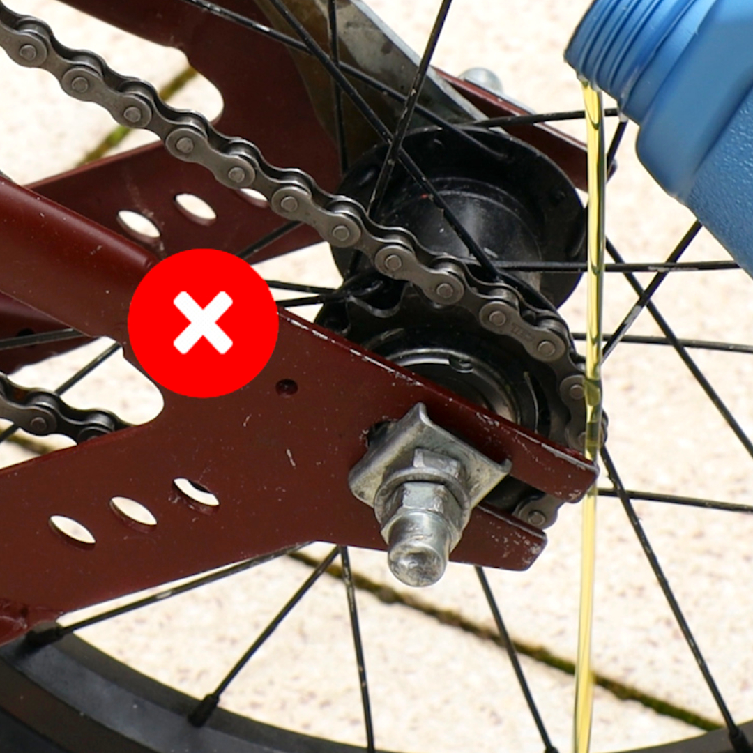 The best way to oil a bike chain! 💪💯