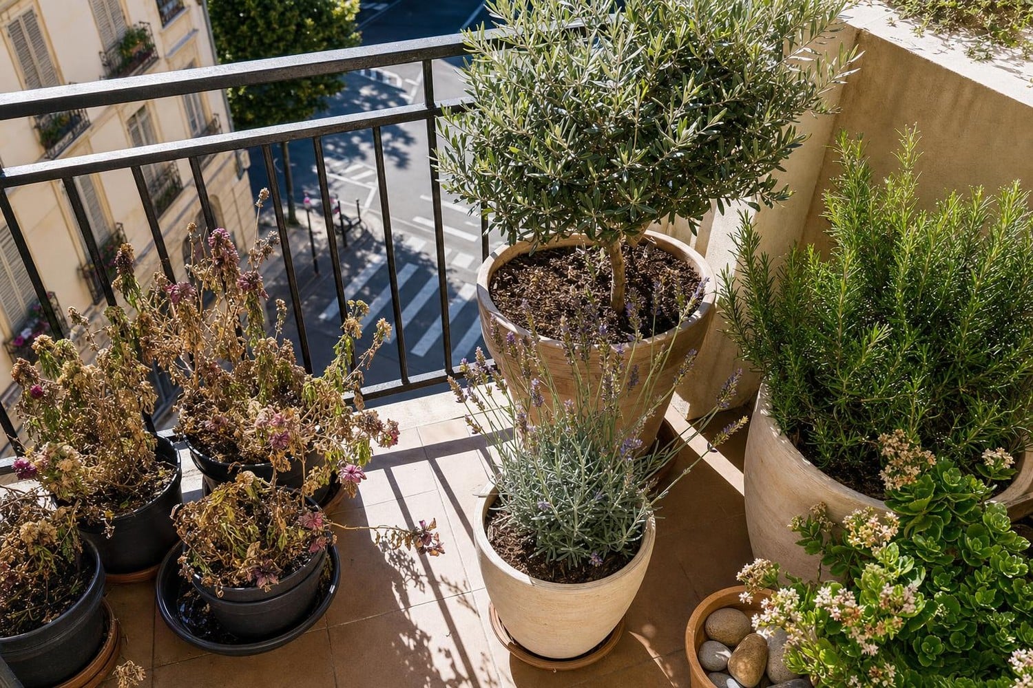 Balcon plein sud : n'achetez surtout pas ces 3 plantes ou elles vont ...