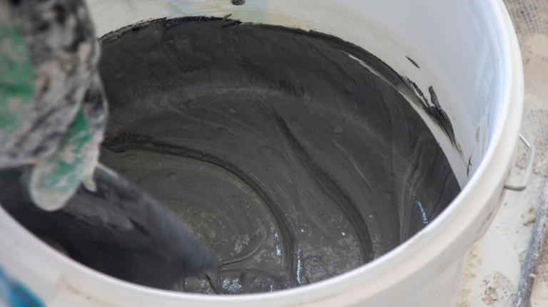 Cement over granite countertops for a simple DIY update