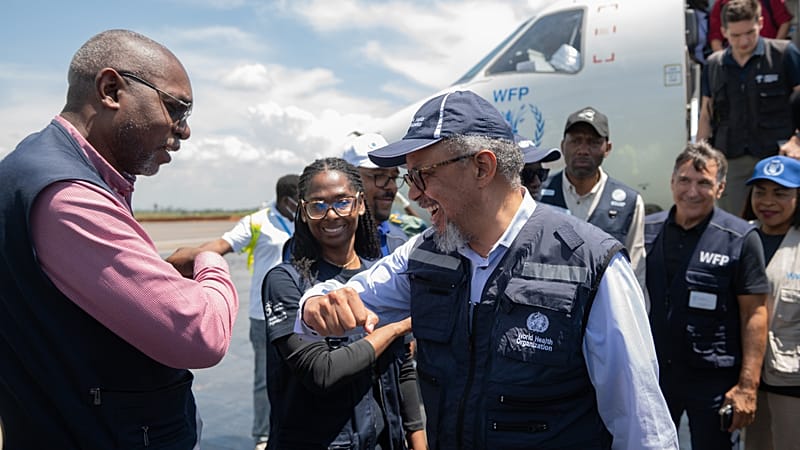 RDC : le chef de l'OMS est en Ituri, épicentre de l'épidémie d'Ebola