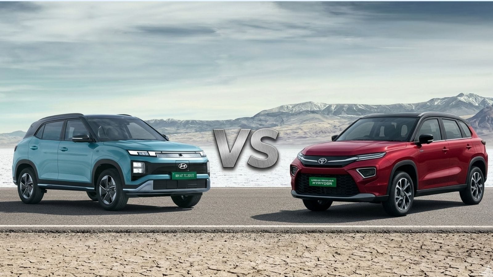 Toyota Urban Cruiser Ebella vs Hyundai Creta Electric: Top-spec ...