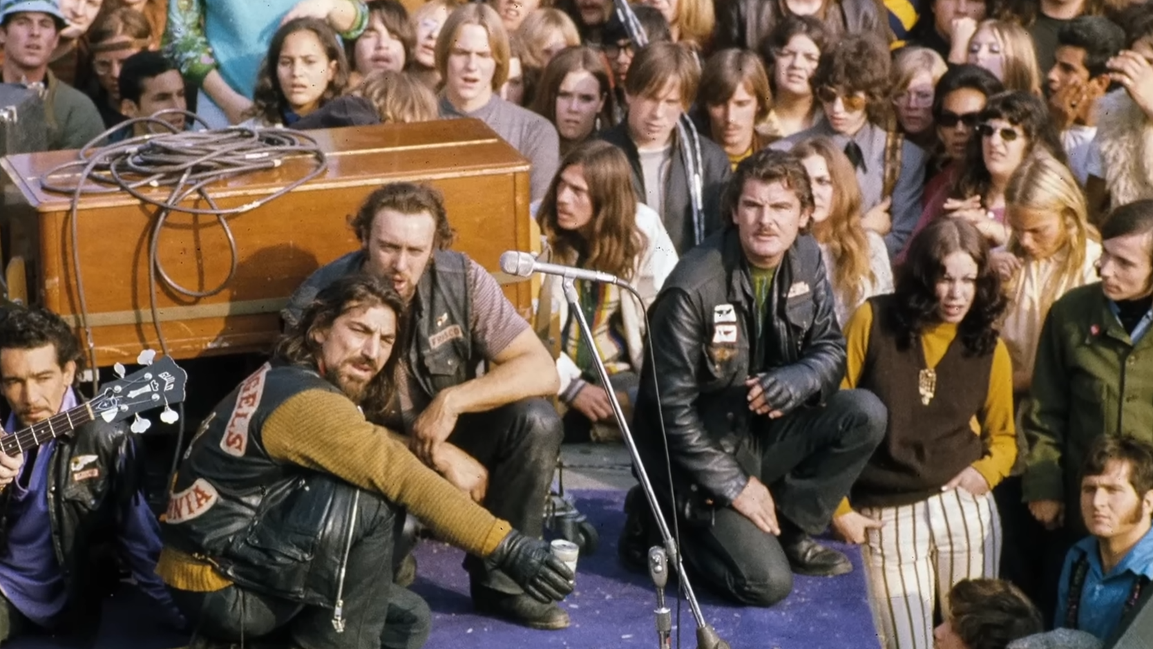 Mick Jagger was attacked on arrival - hours later, 300,000 were trapped ...