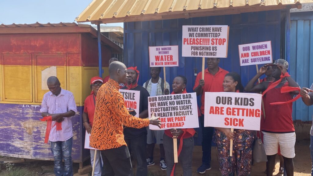 Gbestile Residents Protest Seven-Month Water Shortage