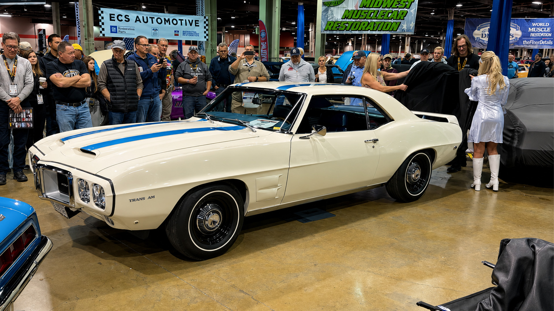 Rare Pontiac Firebird steals spotlight at muscle car show