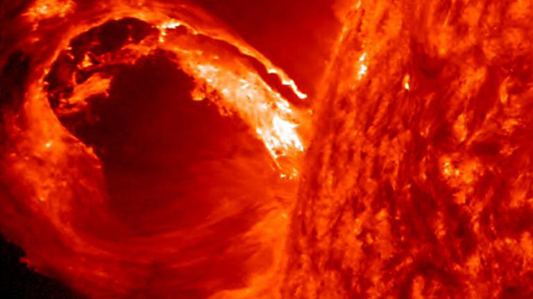 The GOES-19 spacecraft just caught a coronal mass ejection from a ...