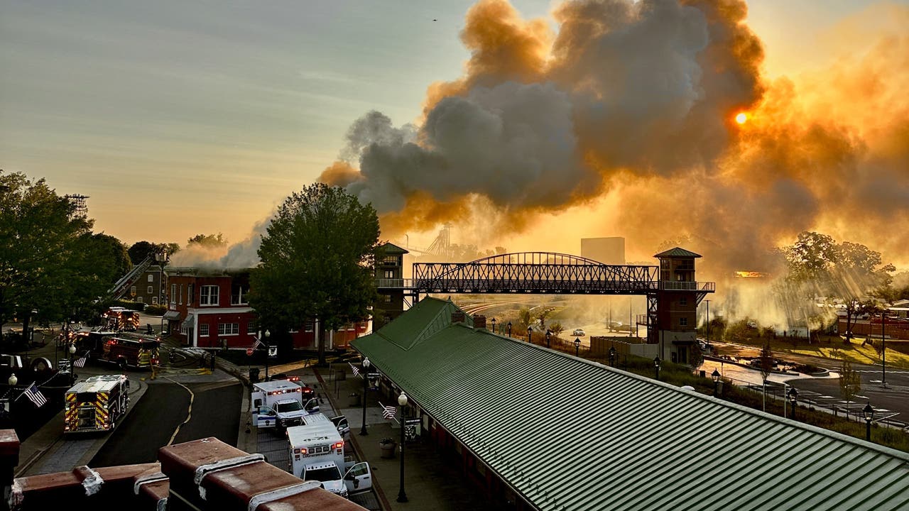 Commercial fire near train depot in Culpeper extinguished; building ...
