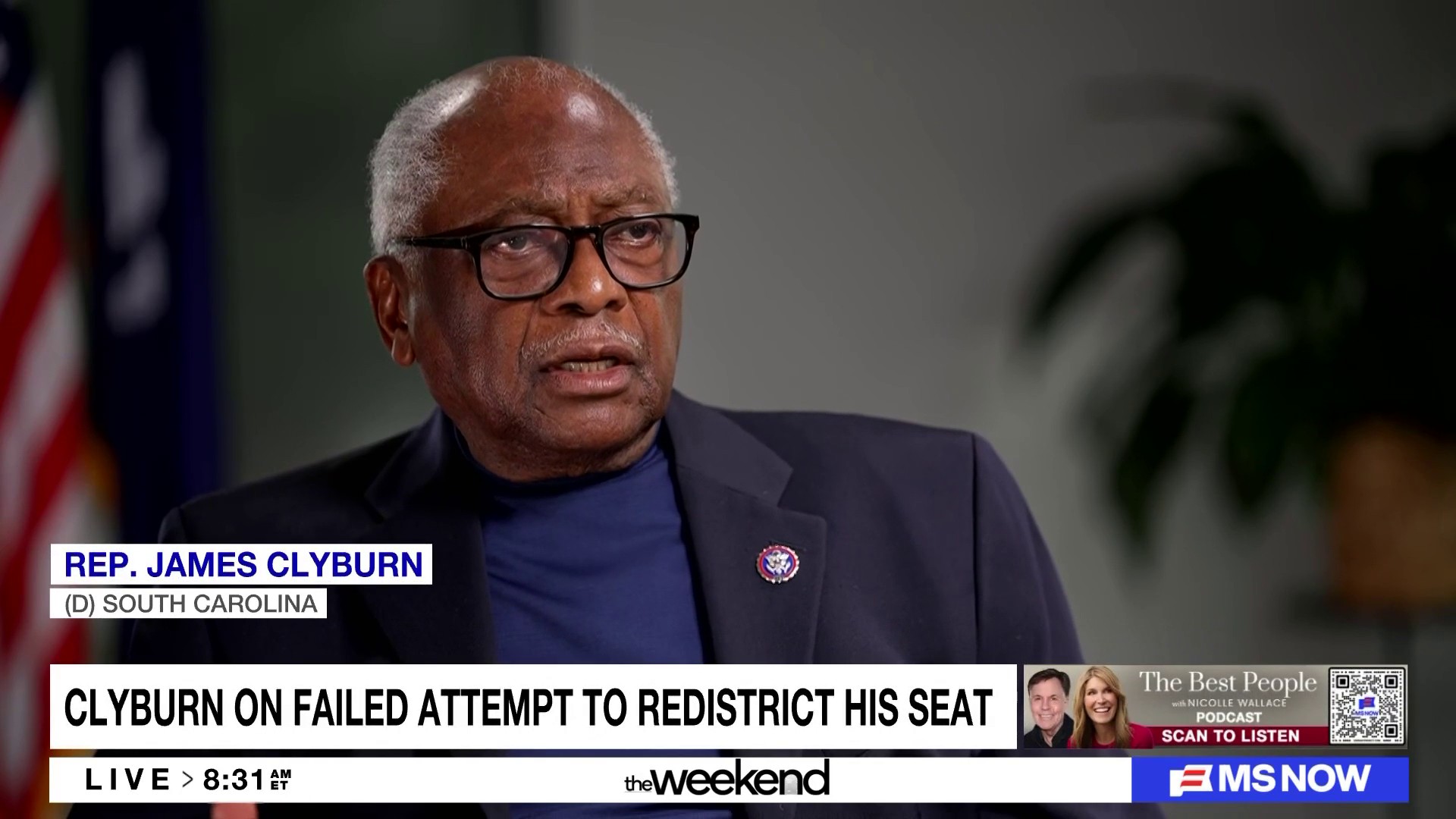 MS NOW Exclusive: Eugene Daniels sit-down with Rep. James Clyburn