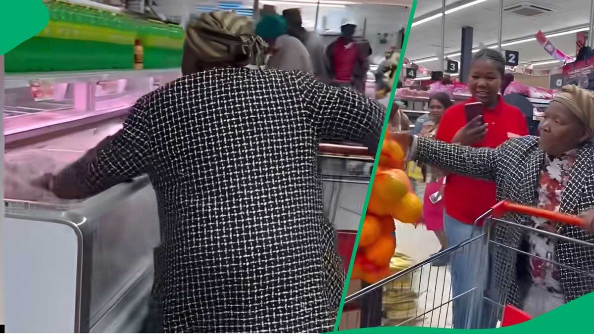 Watch: South Africans react to grandmother's remarkable trolley dash ...