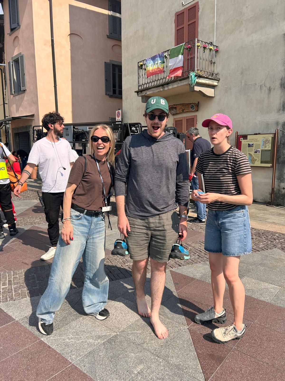 Riprese di “Positano” a Marone: il fascino di Saldaña e McConaughey, il ...