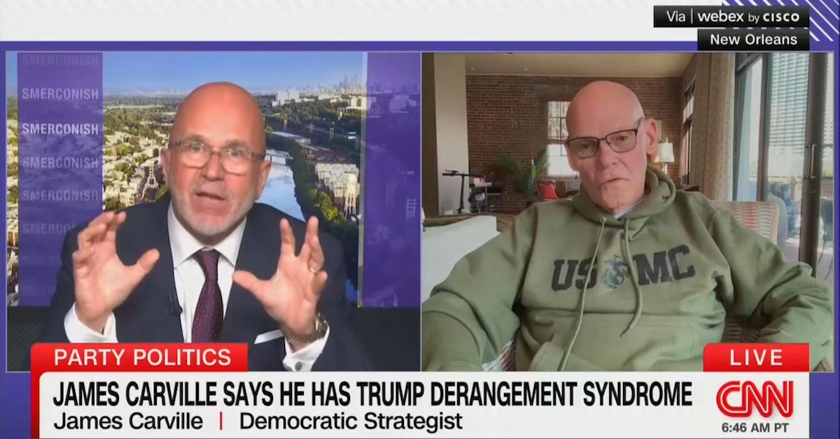 James Carville calls out CNN host accusing him of ‘mindset’ similar to ...