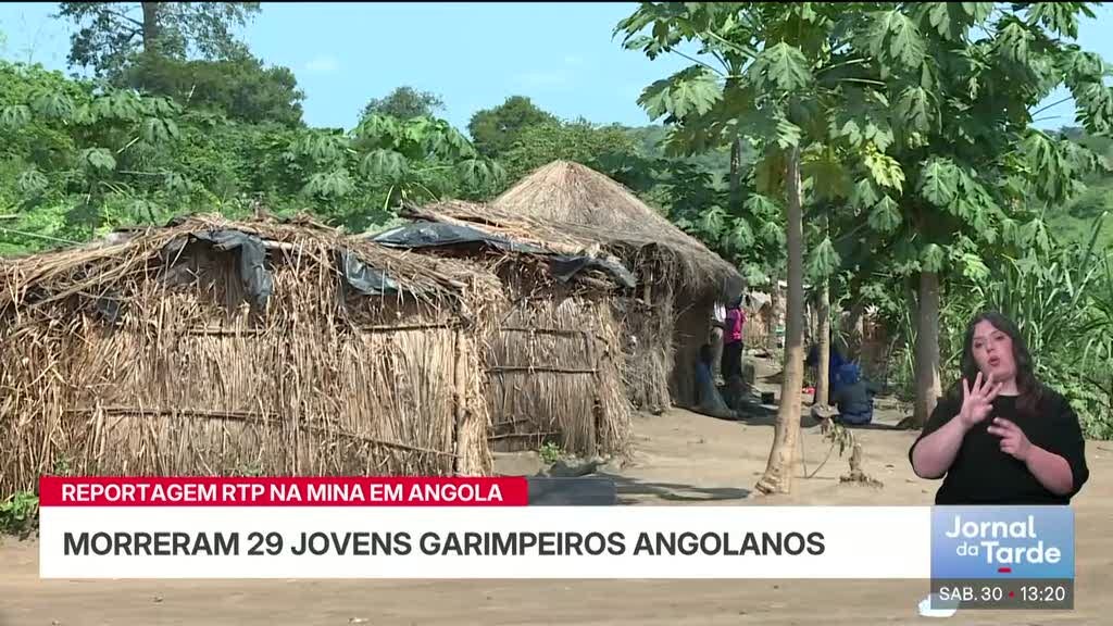 RTP em Angola. Morreram 29 jovens garimpeiros angolanos soterrados numa ...