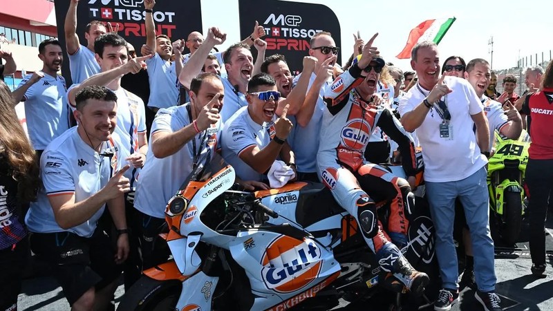 Fernandez surges to shock Italian MotoGP sprint win, Martin breaks ...