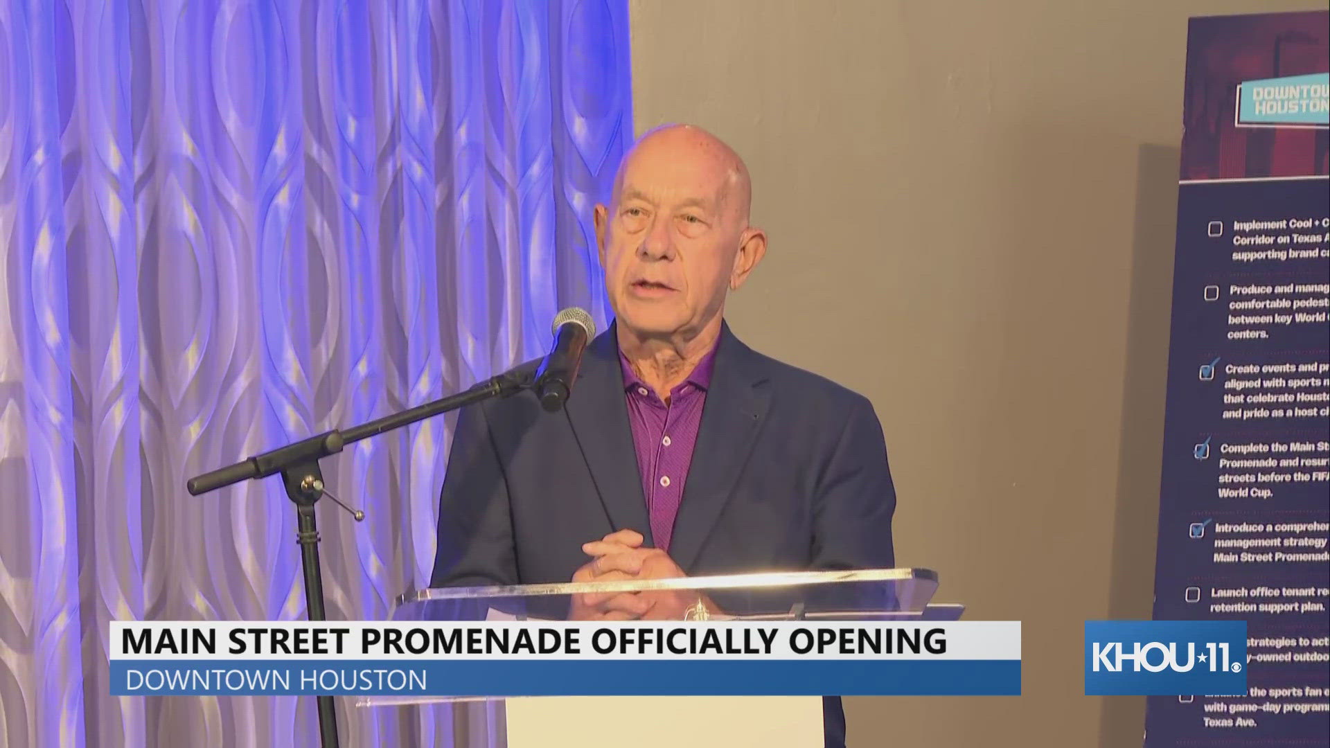 Houston city leaders celebrate opening of Main Street Promenade