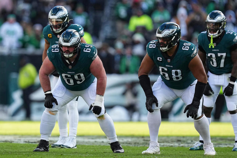 Do the Eagles still have the top offensive line in the NFC East?