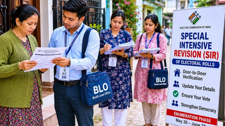 SIR exercise begins in Sikkim; BLOs start door-to-door distribution of ...