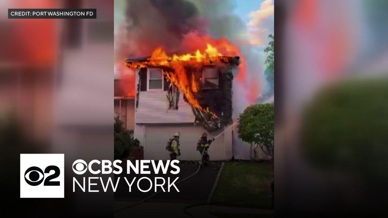 Multiple first responders hurt in Port Washington house fire