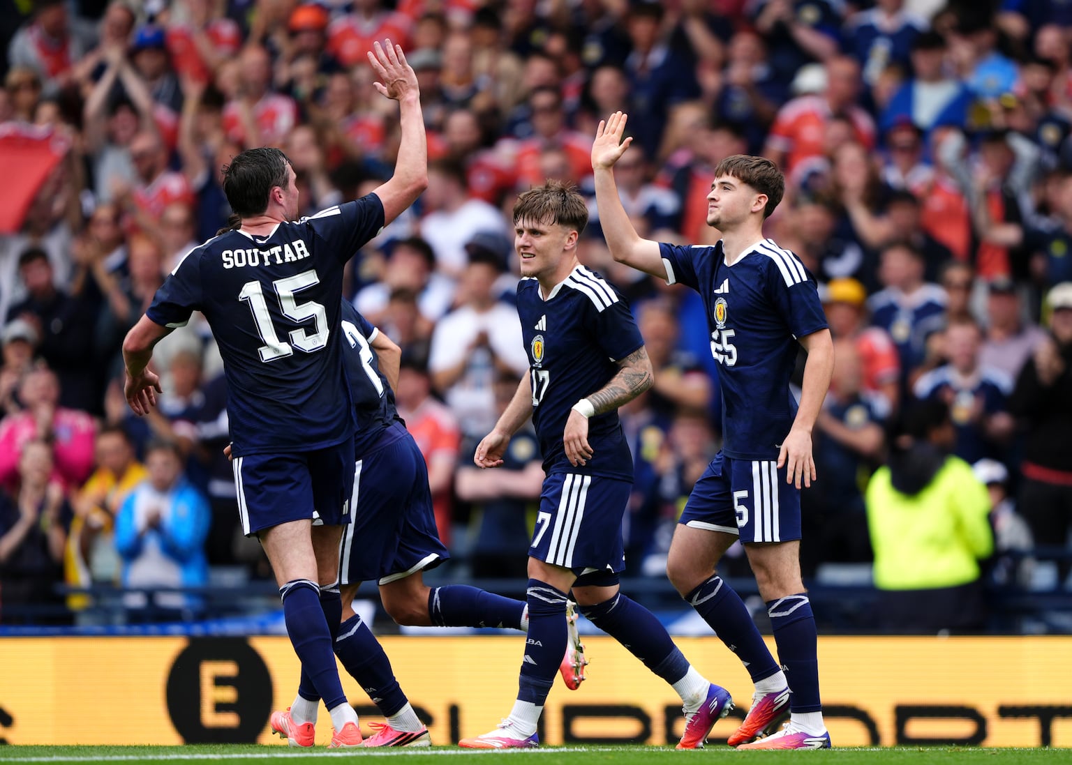 Lawrence Shankland bags a brace as Scotland hit back to beat 10-man Curacao
