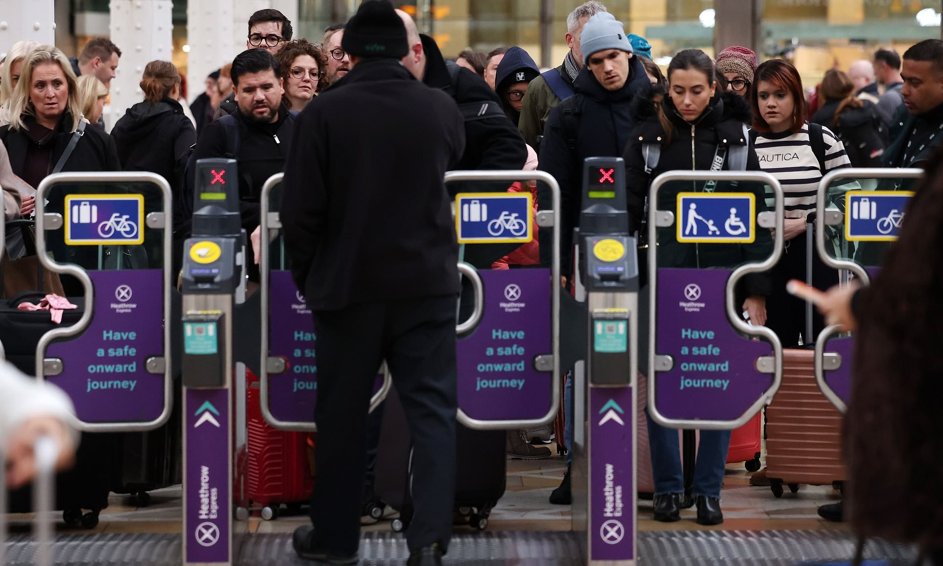 Heathrow airport cut off from trains after burst water main and planned ...