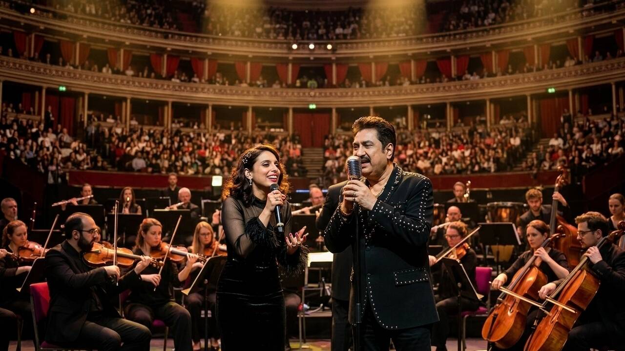 Kumar Sanu and Shannon K took the stage together for their inaugural ...