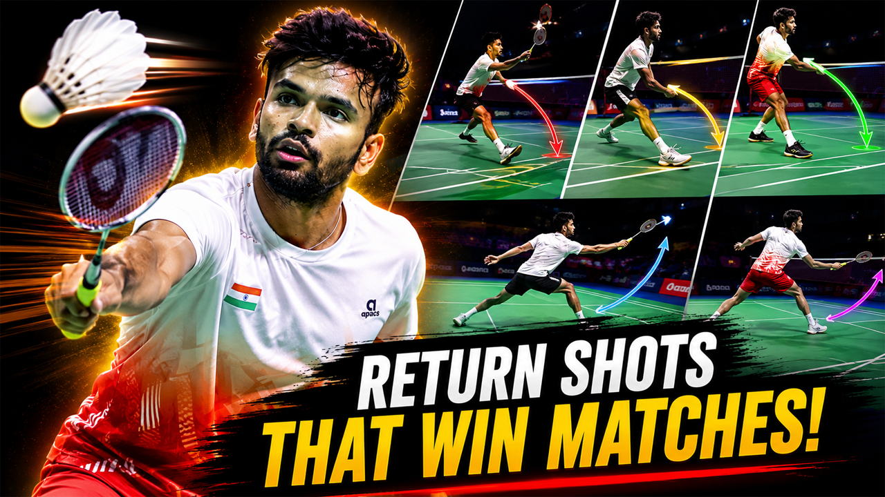 6 return shots every singles player should learn
