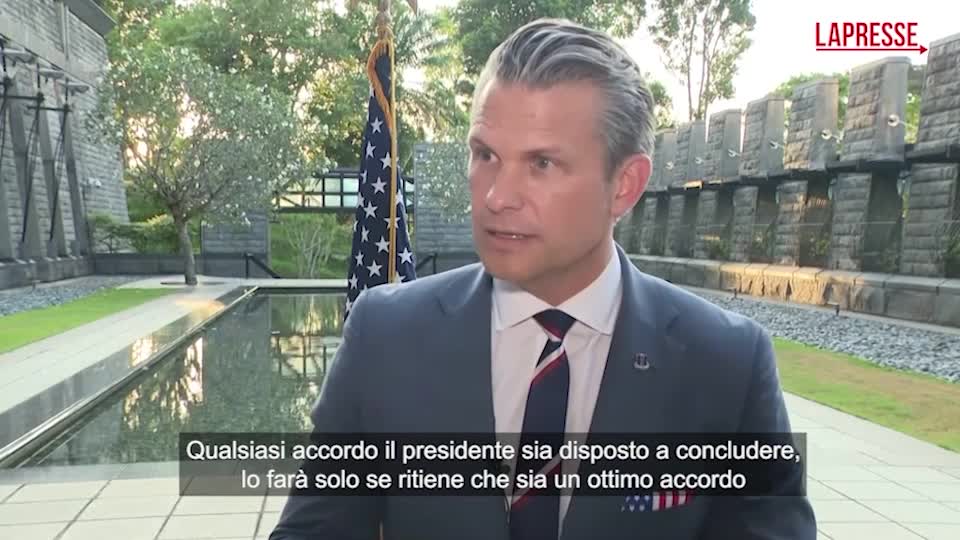 Iran, Hegseth: "Trump accetterà solo un buon accordo"
