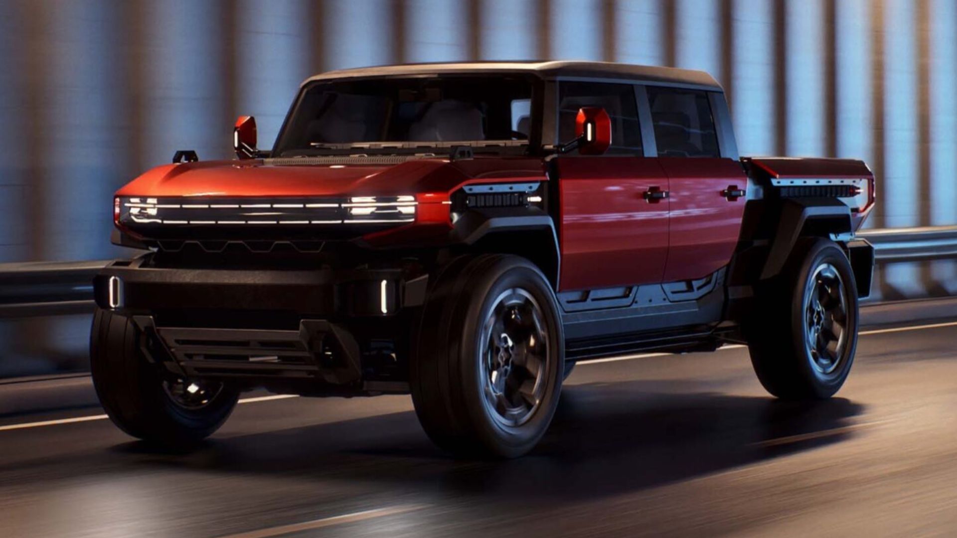 Photos: General Motors HUMMER concept features drone support, morse code