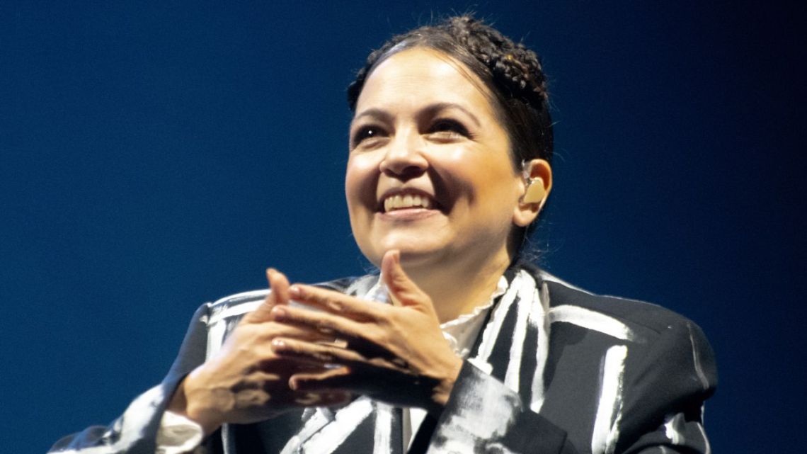 Natalia Lafourcade deslumbró en el Gran Rex con un look artístico y una ...