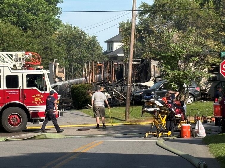One person critically hurt after duplex explosion and fire in NW Roanoke