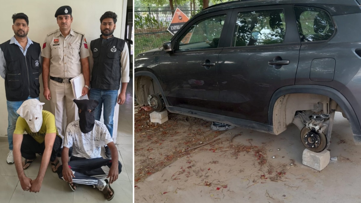 Cars left wheel-less in minutes: Gurugram cops crack theft racket ...