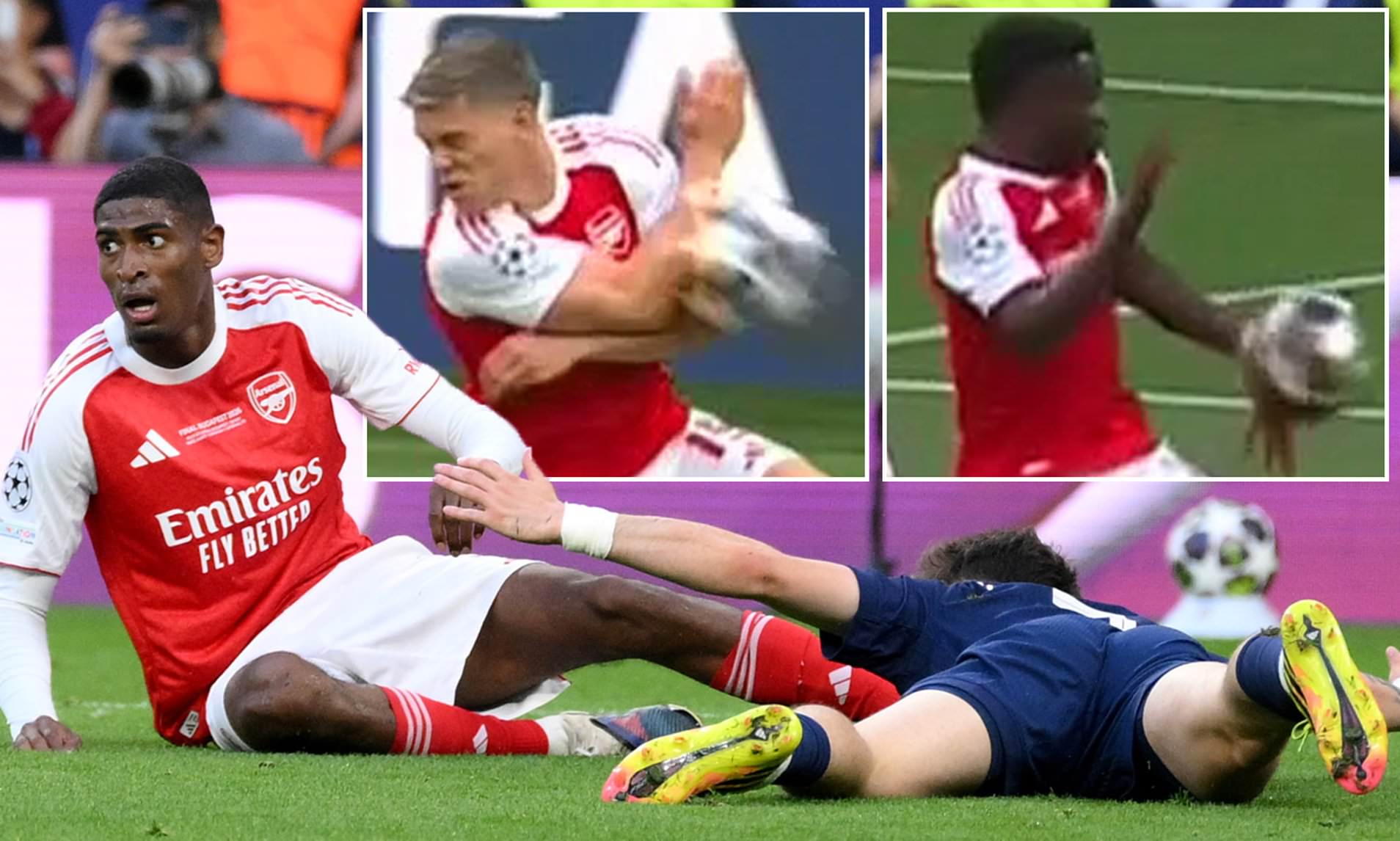 Same old Arsenal? Rivals fury over TWO handball let-offs and no red ...