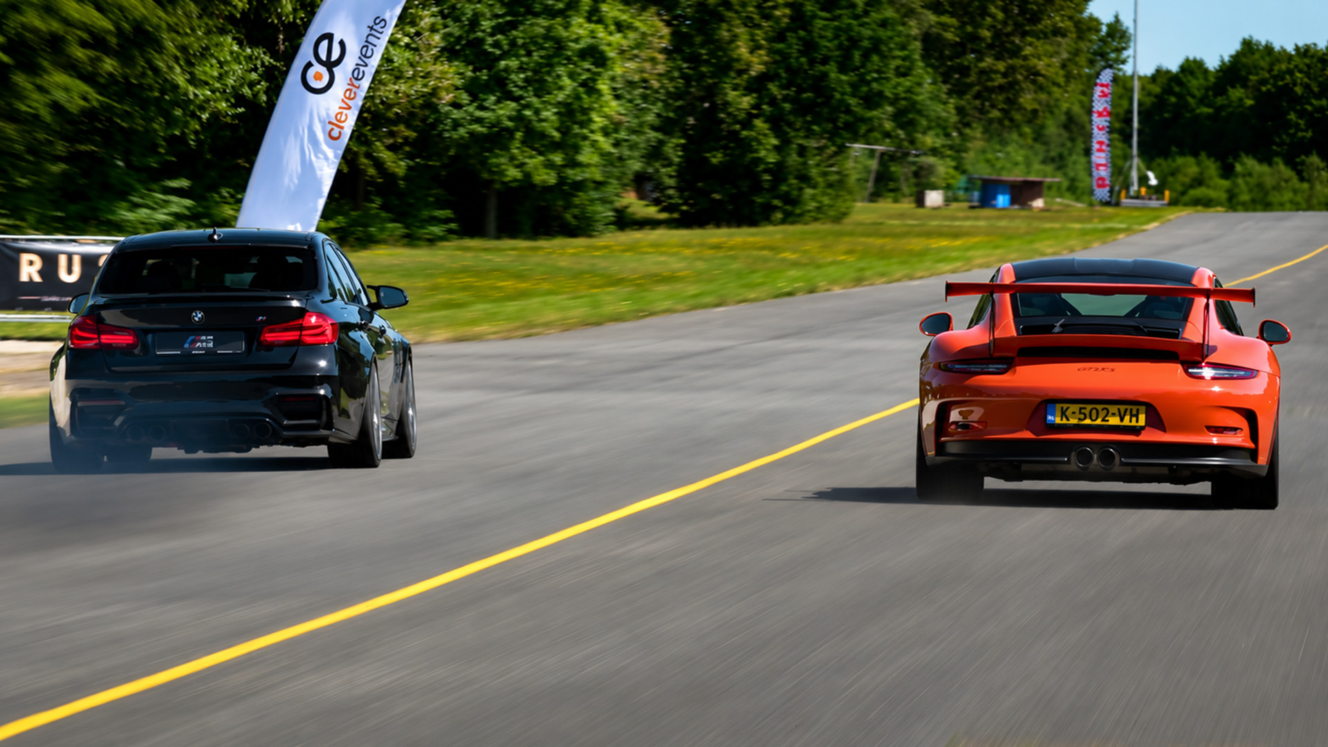 Porsche 911 meets BMW M5 in straight line fight