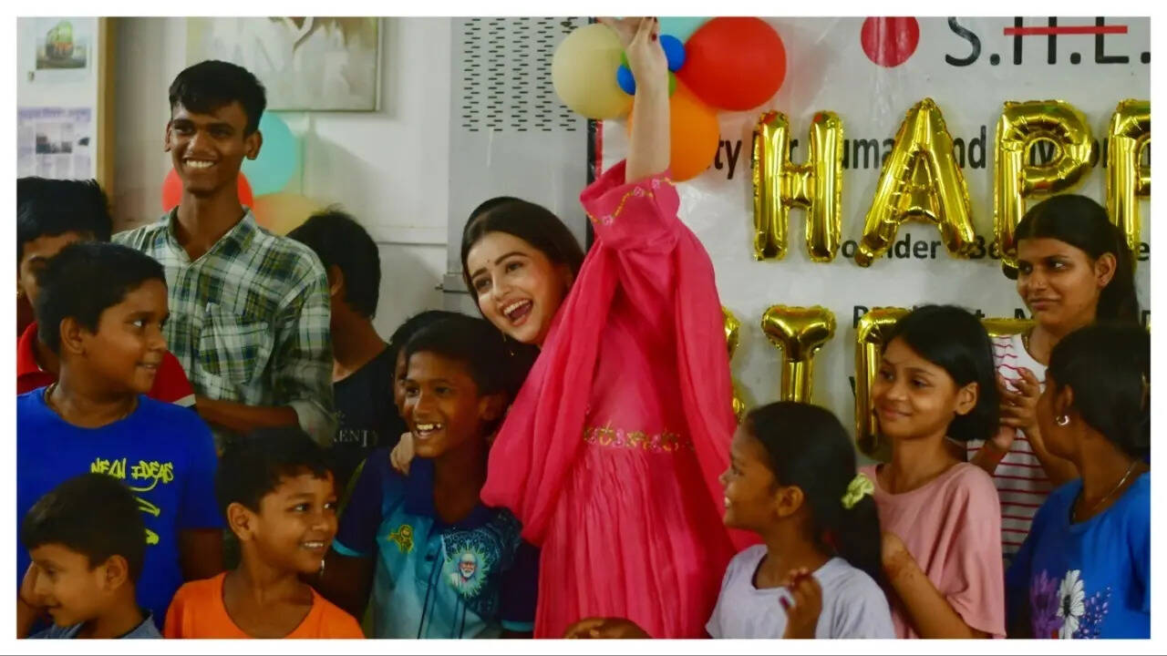 Chahat Pandey on celebrating her birthday with underprivileged children ...