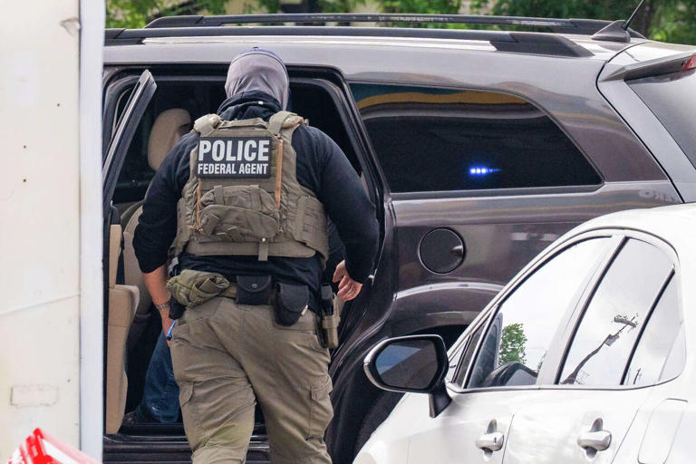 ICE agent on leave after reportedly falsifying claims to authorities ...
