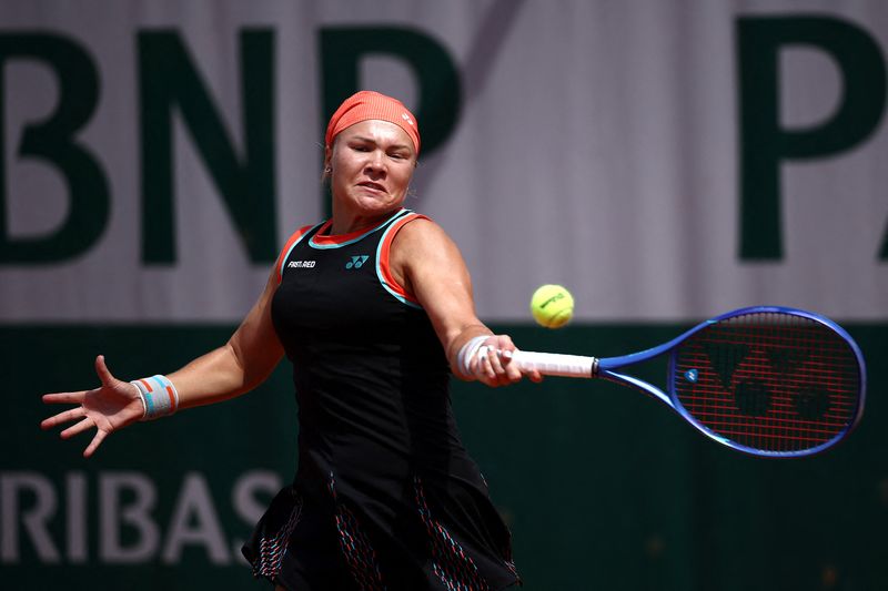 Tennis-Ukraine's Oliynykova calls out Russian players on tour over invasion