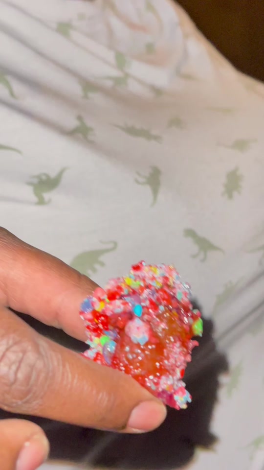 Late night street taste test of viral candy