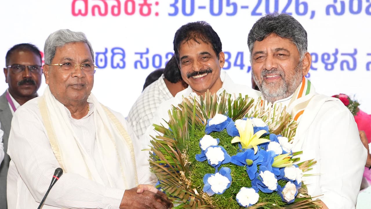 Siddaramaiah praises Shivakumar's dynamism in congratulatory post