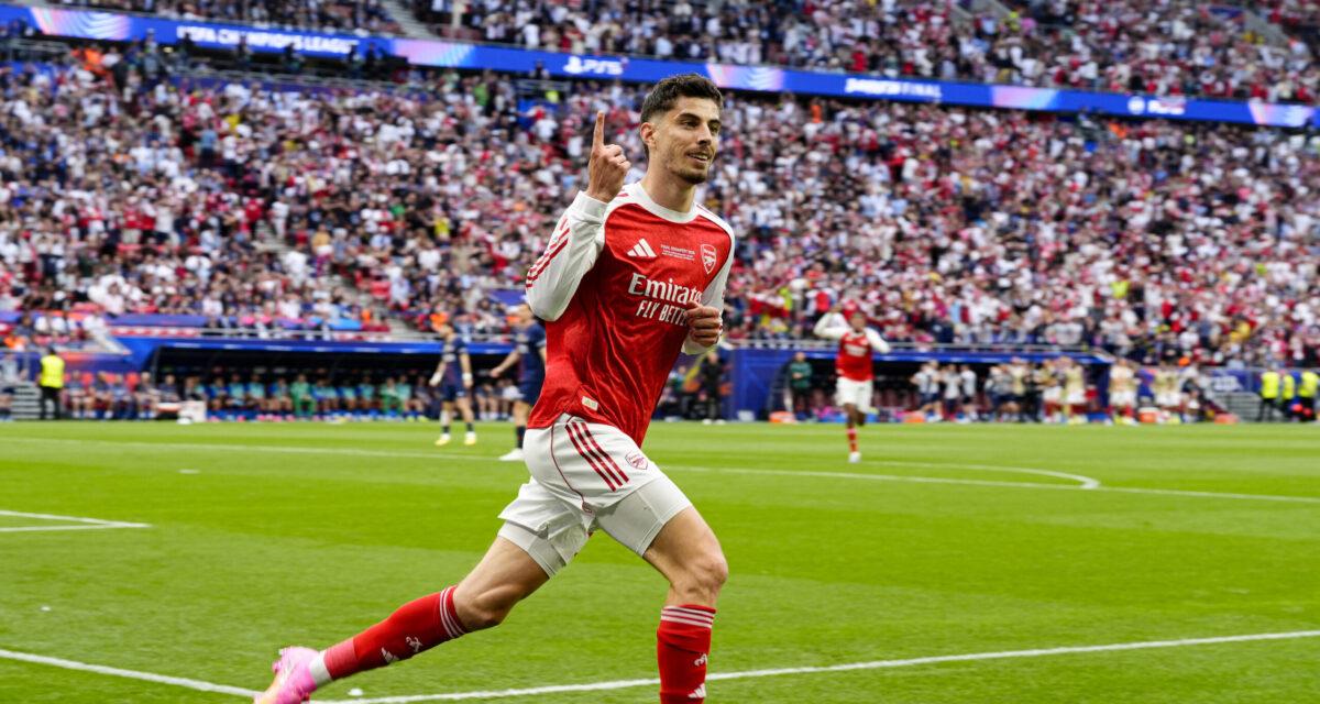 PSG-Arsenal : l'ouverture du score rapide de Kai Havertz durant la finale