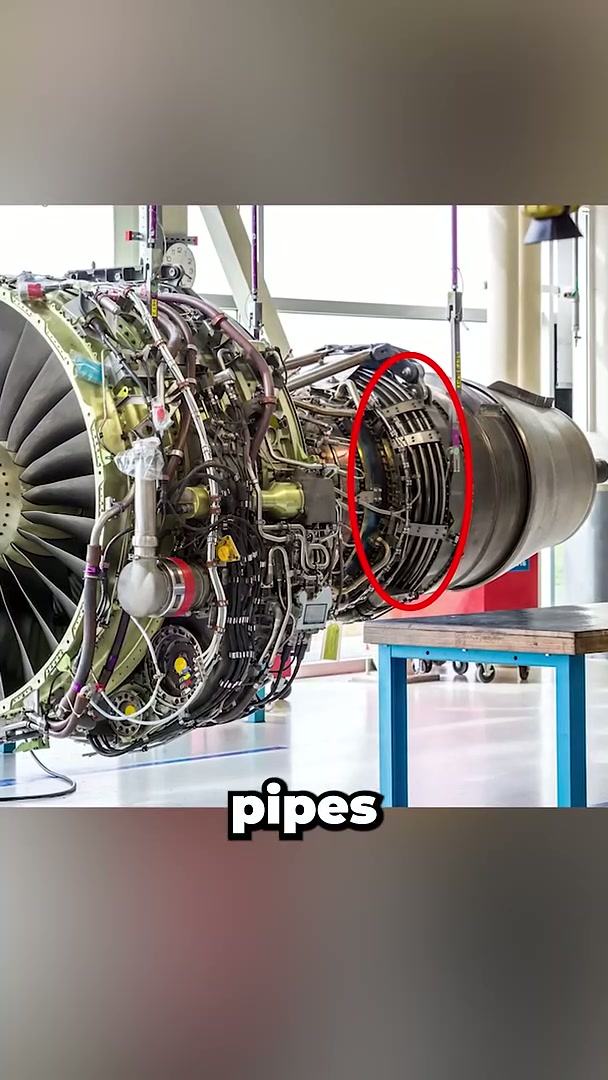 What are those pipes on jet engines for?