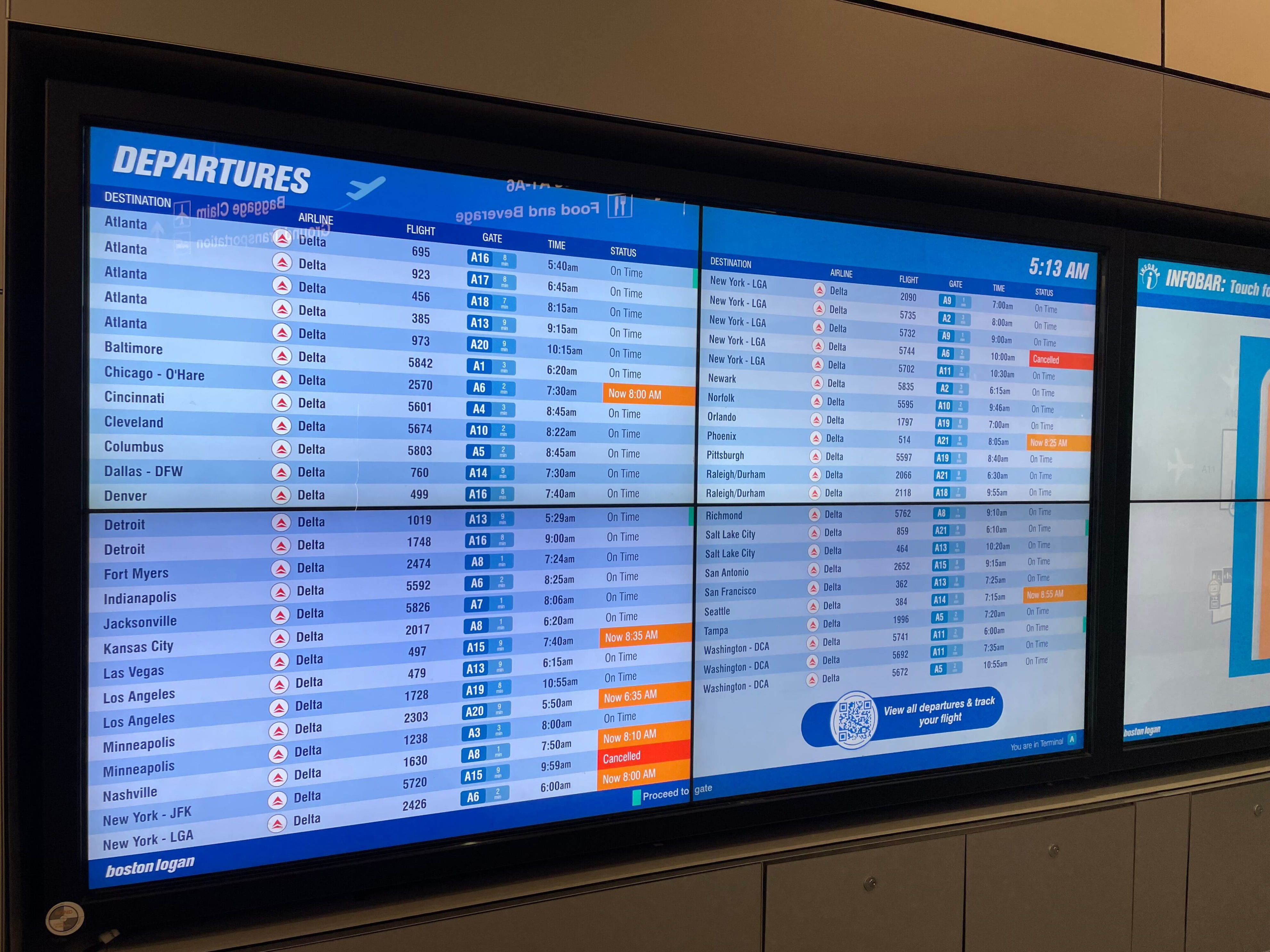 Flight departing from Logan Airport returns after striking bird